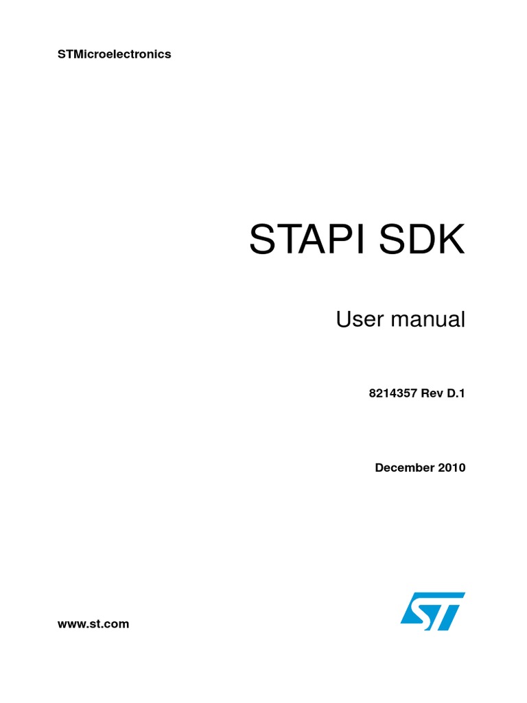 Stapi SDK User Manual-1 | PDF | Linux Distribution | Operating System