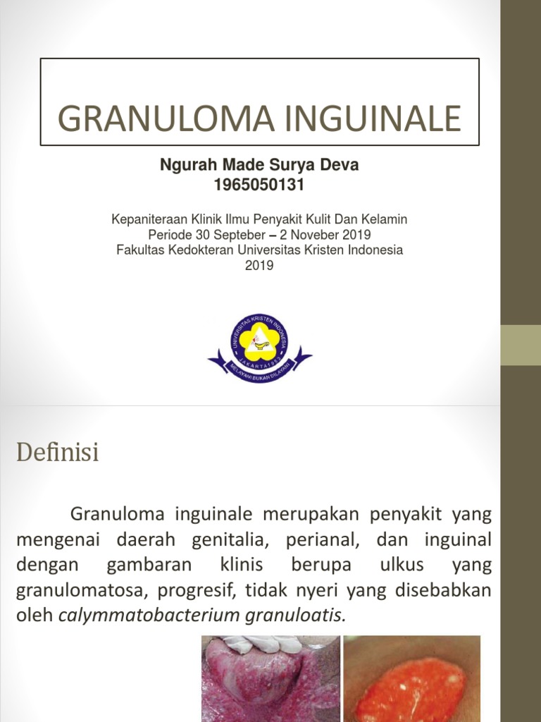 Granuloma Inguinale | PDF | Sains & Matematika