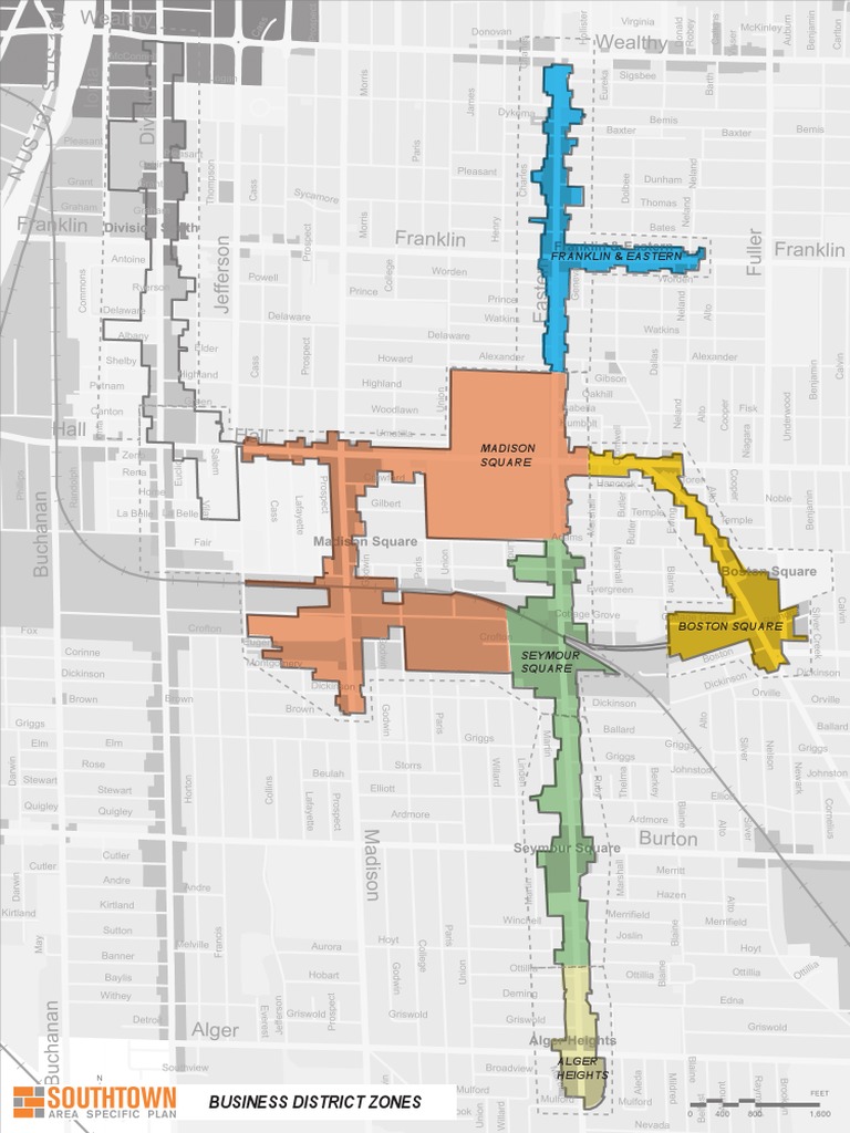 Southtown Business District Zones