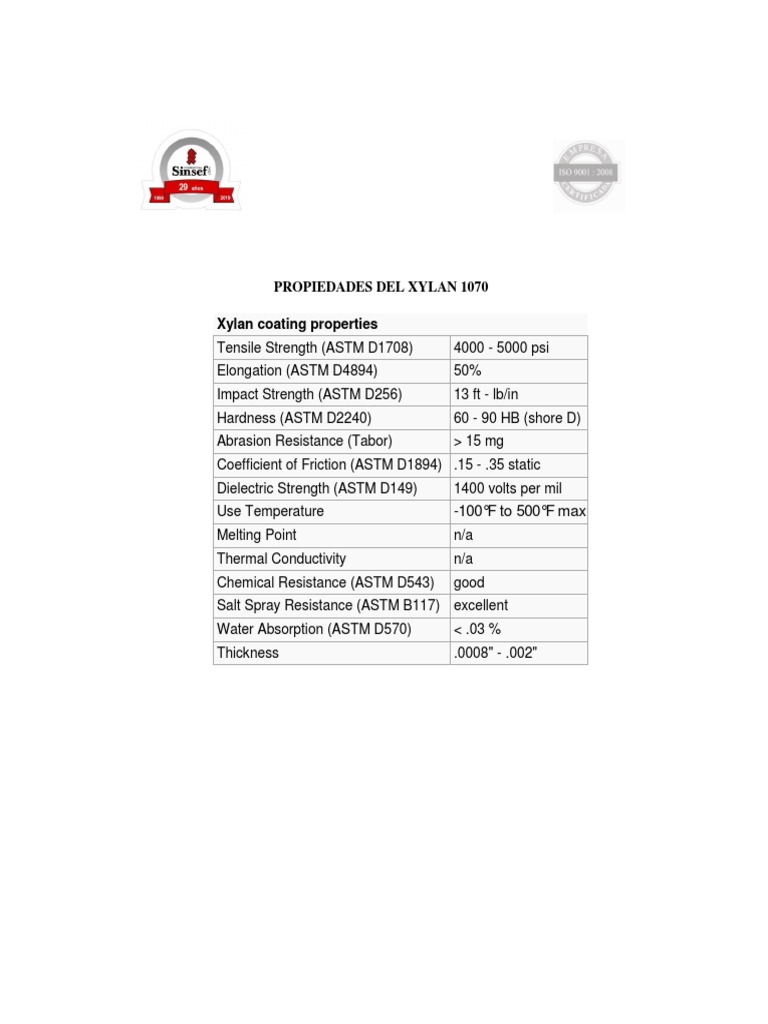 Xylan 1070 PDF | PDF