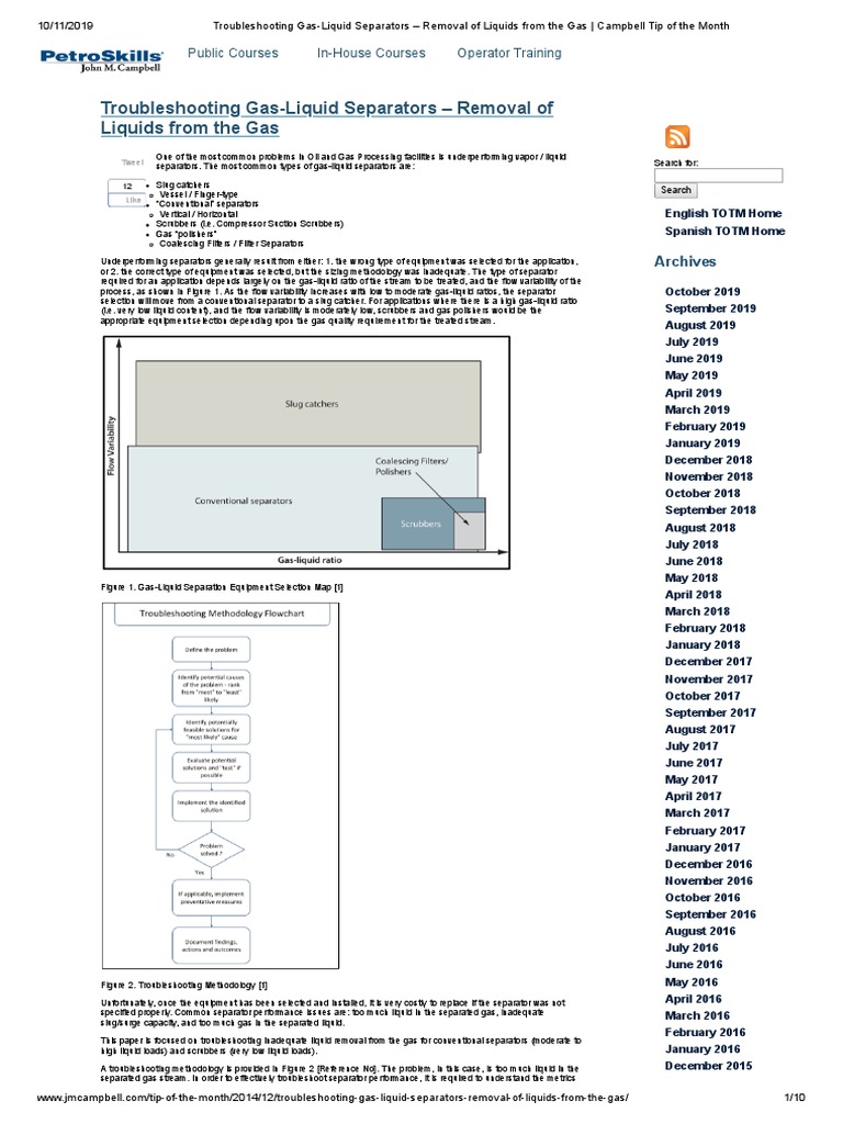 Separator Criteria | PDF | Drop (Liquid) | Gases