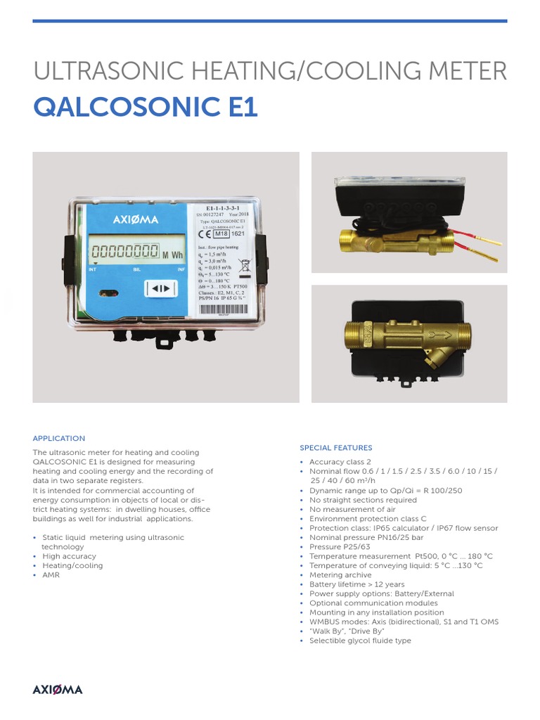 Qalcosonic E1 | PDF | Power Supply | Hvac