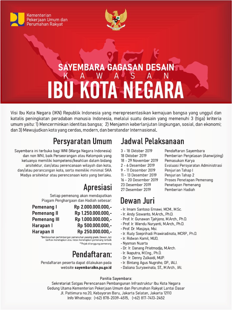 Poster Sayembara IKN B | PDF