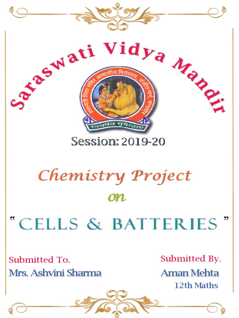 Chemistry Project: Cells & Batteries | PDF