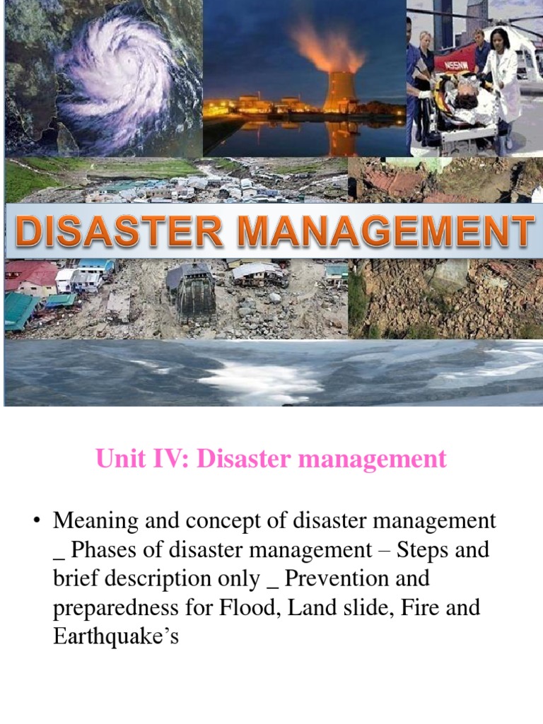 Disaster Management | PDF | Emergency Management | Natural Disasters