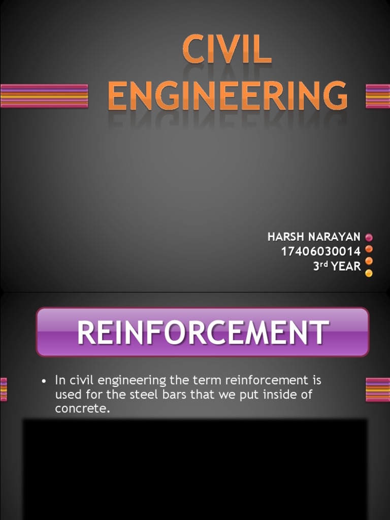 Civil Engineering Reinforcement New | PDF | Concrete | Civil Engineering