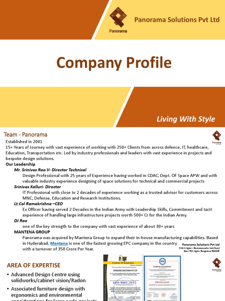 Company Profile: Panorama Solutions PVT LTD | PDF | Economic Sectors ...