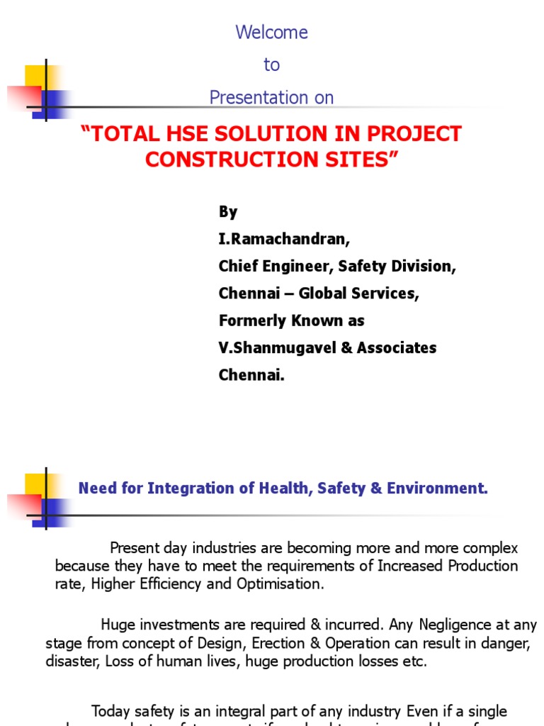"Total Hse Solution in Project Construction Sites": Welcome To ...
