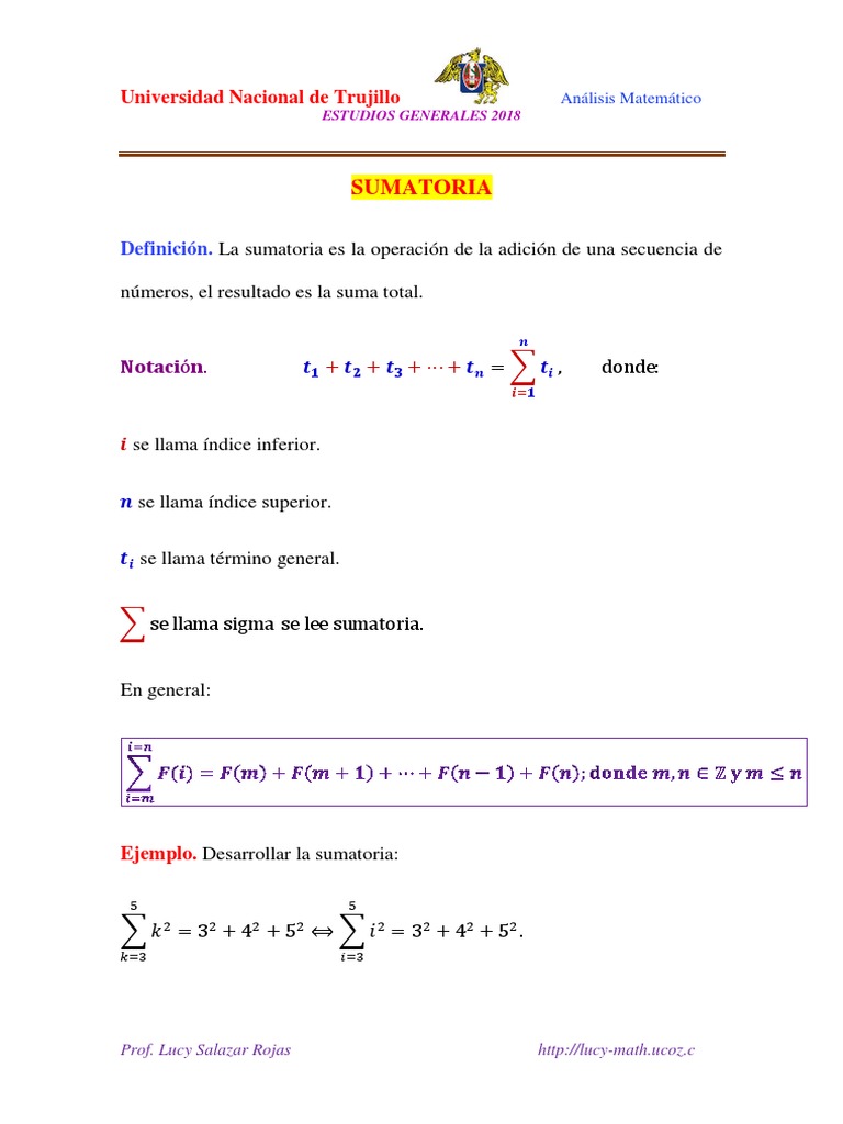 Sumatoria y integral definida | PDF | Límite (Matemáticas) | Integral