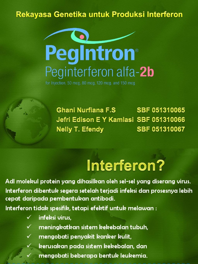 Rekayasa Genetika Untuk Produksi Interferon | PDF