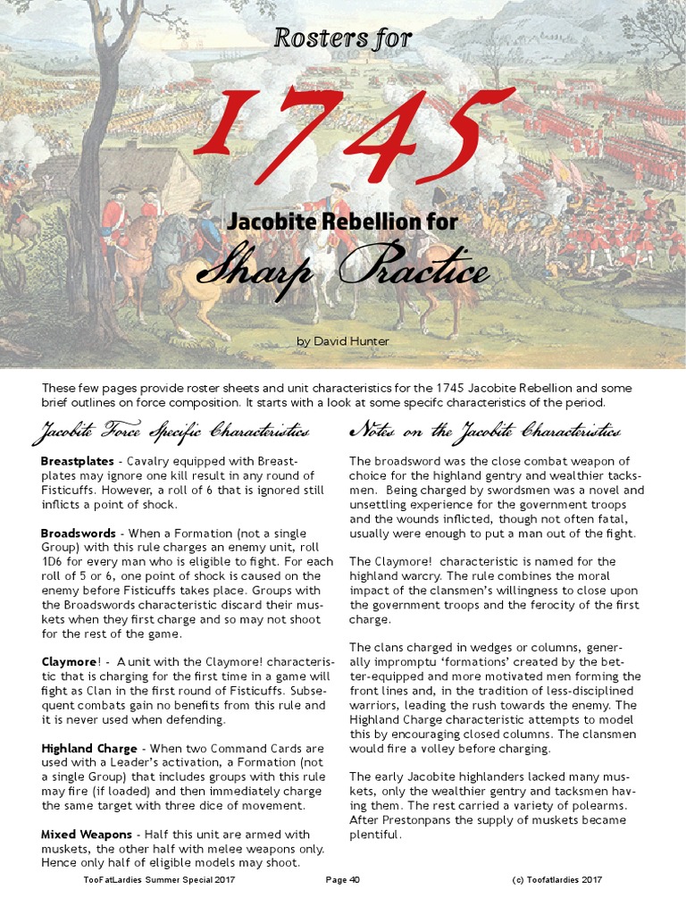TFLSummerSpecial2017 - 1745 Jacobite Rebellion | PDF | Highlands And ...
