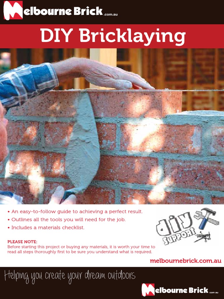 DIY Bricklaying: Helping You Create Your Dream Outdoors | PDF | Brick ...