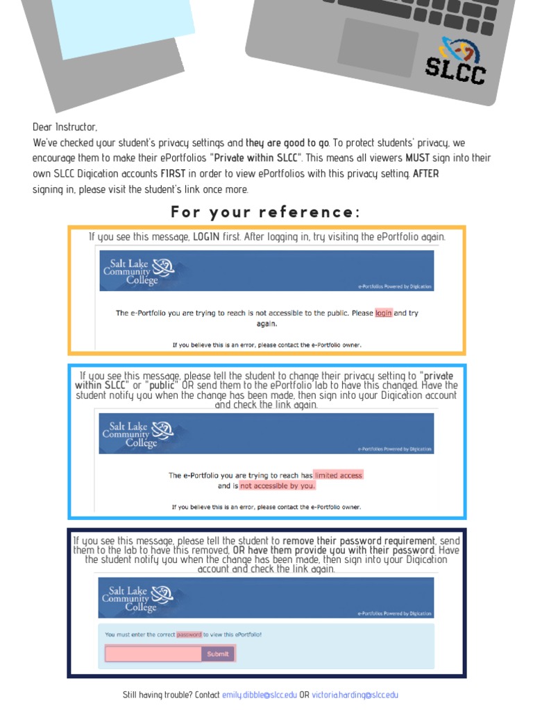 Faculty Sign in Handout 2 | PDF | Privacy | Login