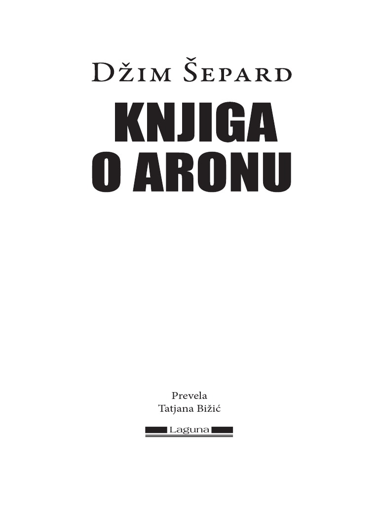 Knjiga o Aronu | PDF