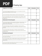 Ipad App Evaluation For The Classroom | PDF | Accessibility | Mobile App