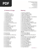 Durga 32 Names PDF | PDF | Religious Behaviour And Experience