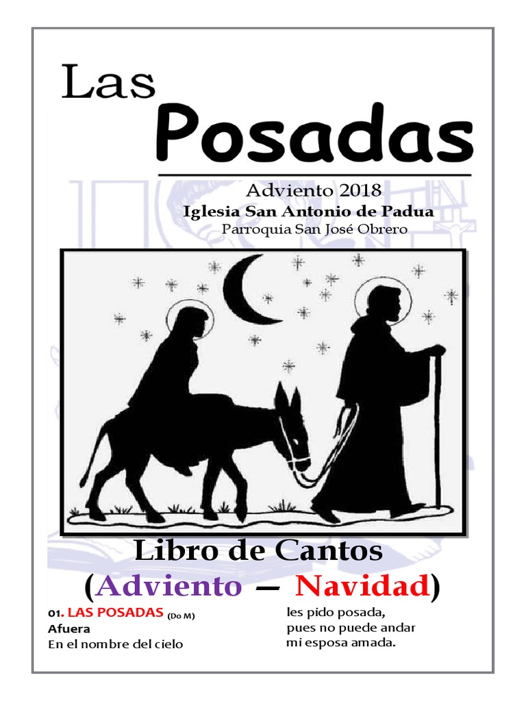 Libro Cantos Posadas Dic18 | PDF | María, madre de Jesús | San José