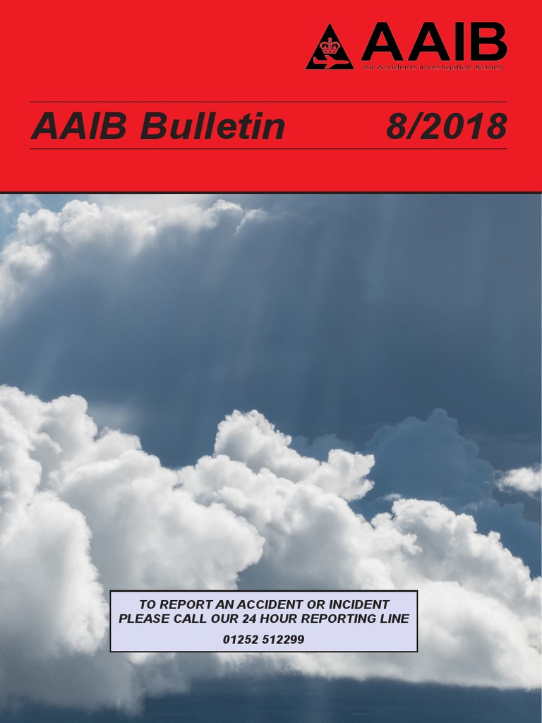 Aaib Bulletin | PDF | Piston | Airspeed