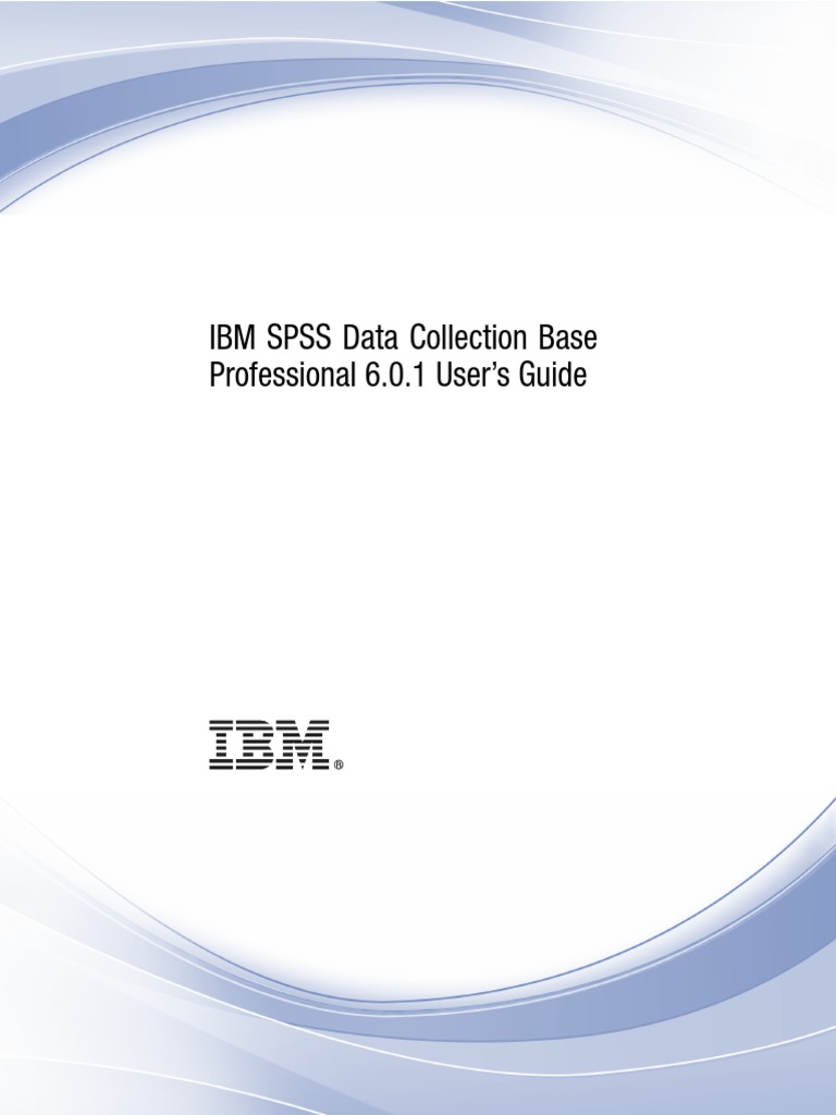 Ibm Base Professional 6.0.1 User Guide PDF | PDF | Spss | Predictive ...