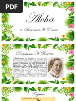 Buod NG Aloha Ni Deogracias A. Rosario | PDF