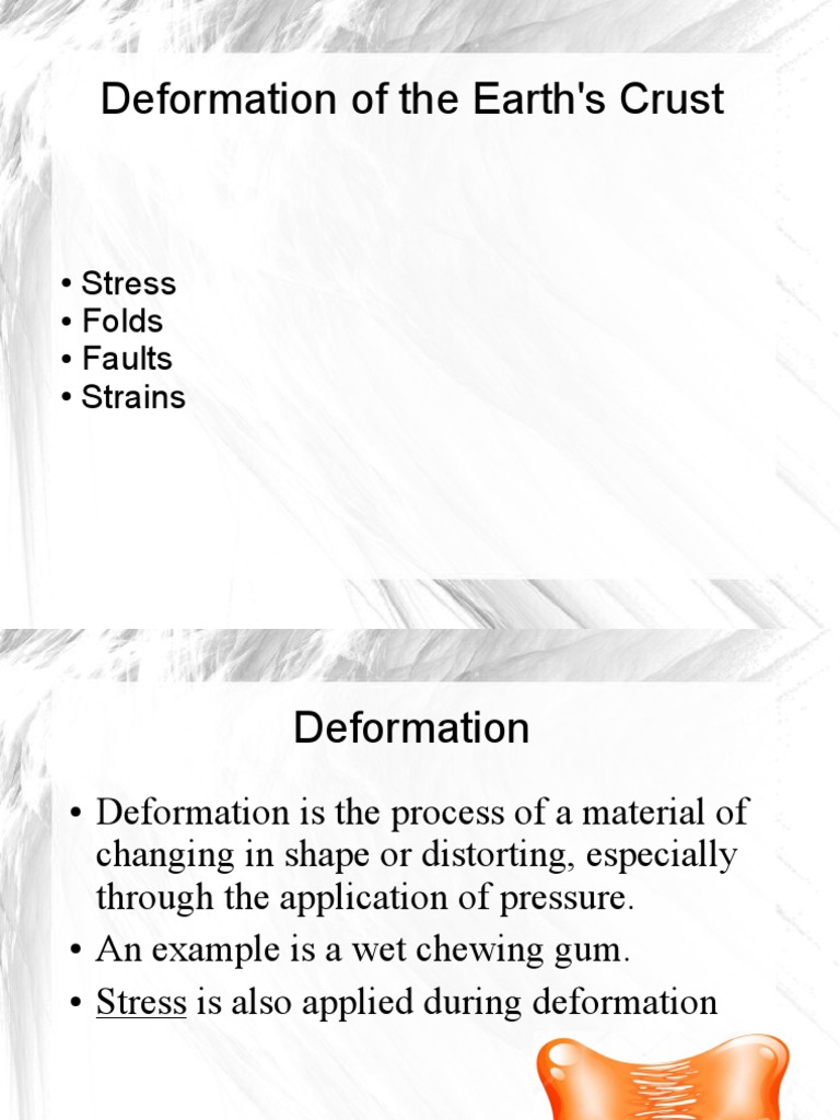 Crustal Deformation Processes Explained | PDF | Fault (Geology ...