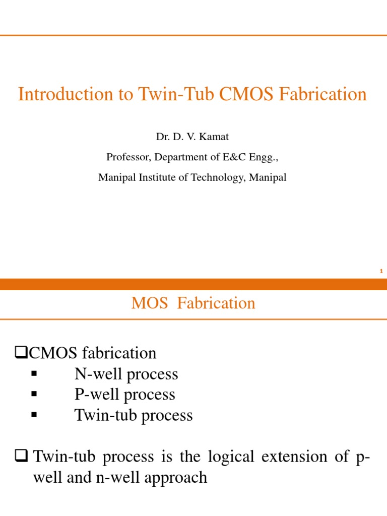 Twin-Tub CMOS Fabrication | PDF | Cmos | Epitaxy