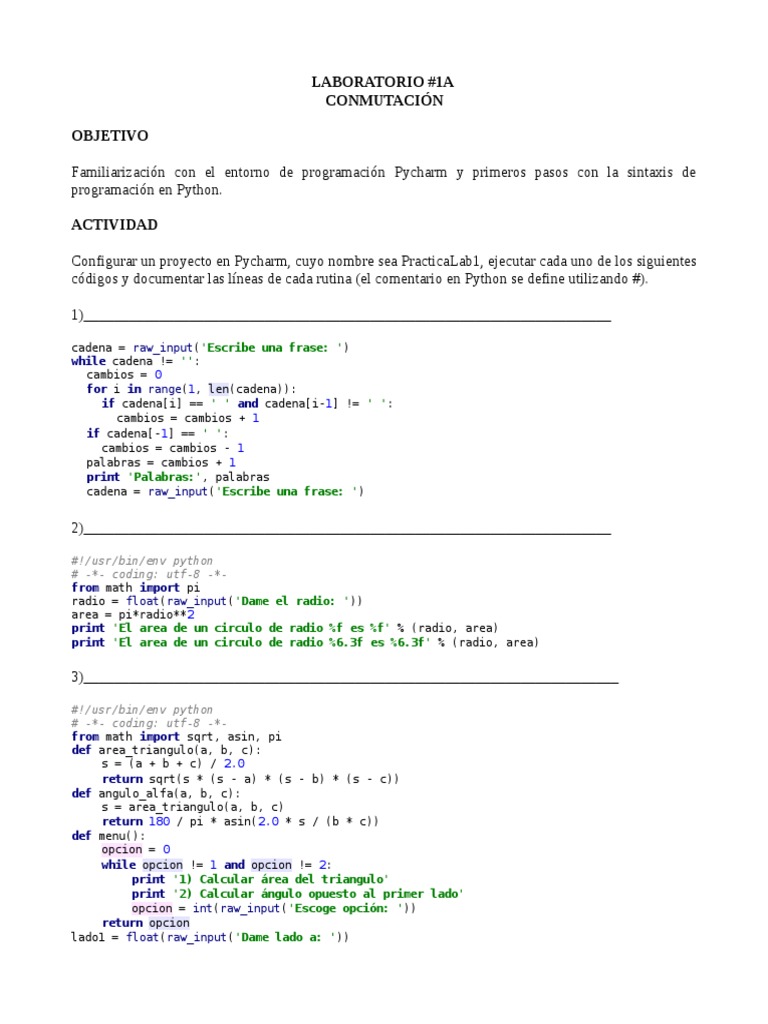 Ejemplos Python | Descargar gratis PDF | Python (lenguaje de ...