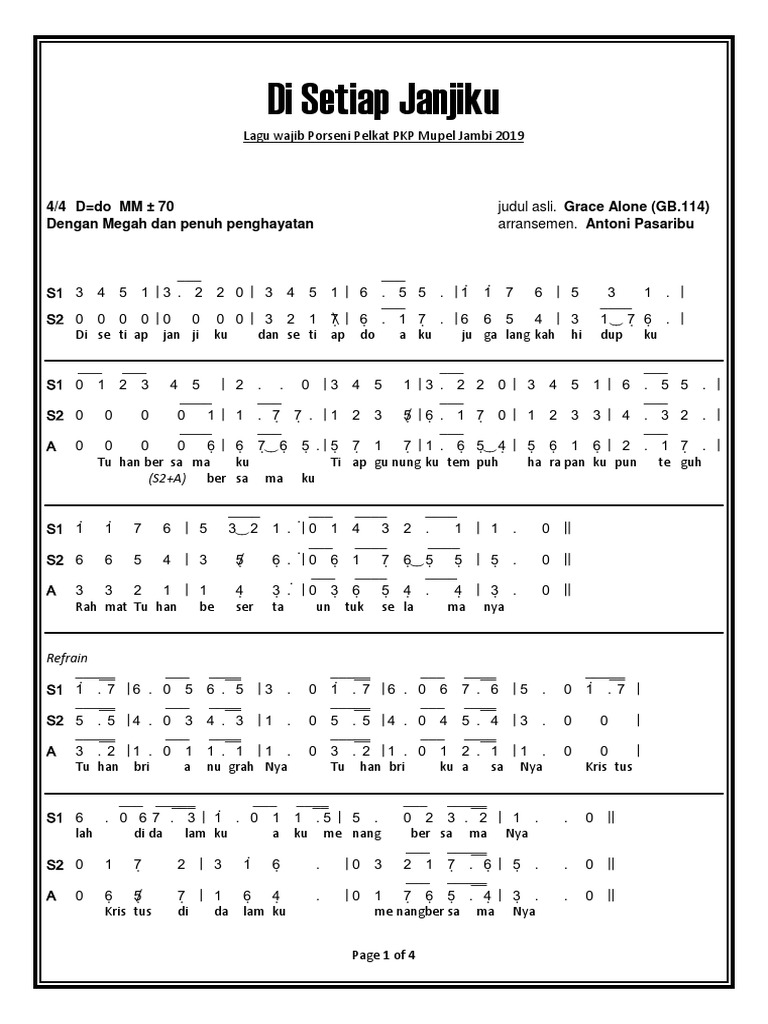 Di Setiap Janjiku | PDF