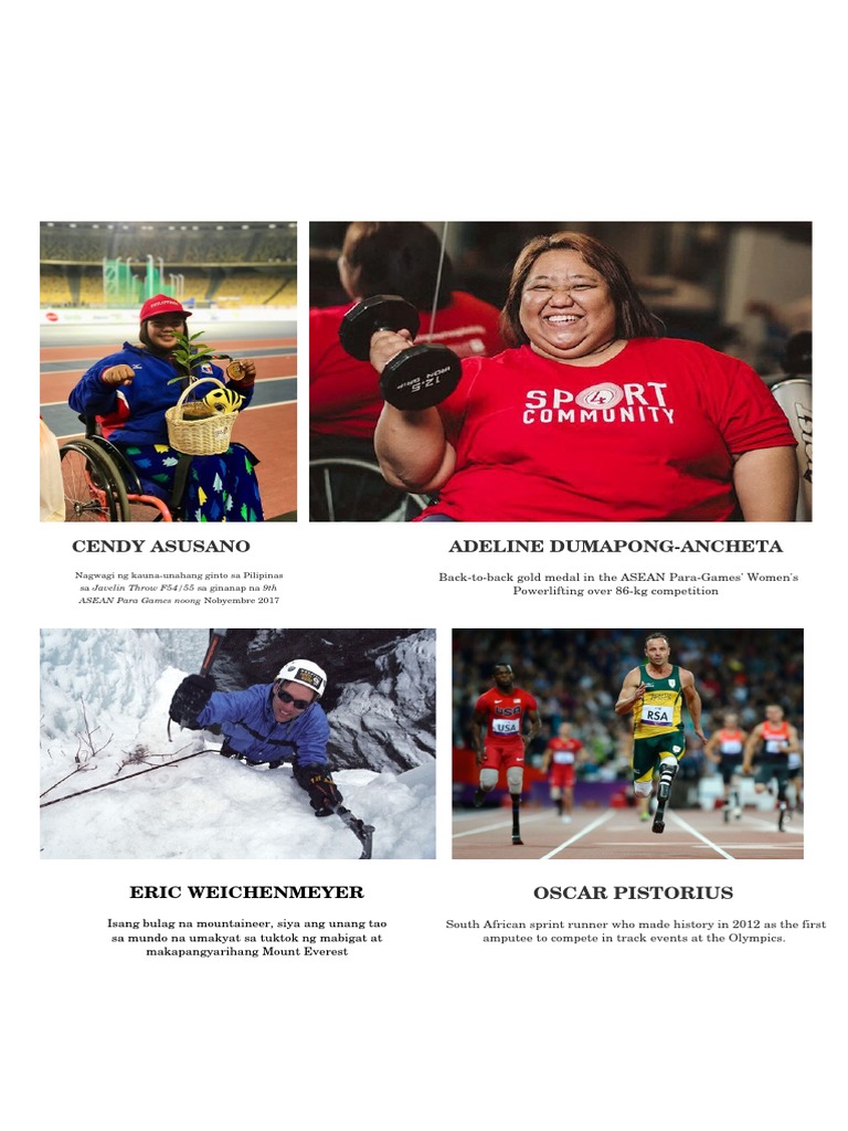 Mga Taong May Kapansanan Na May Natatanging Talento | PDF