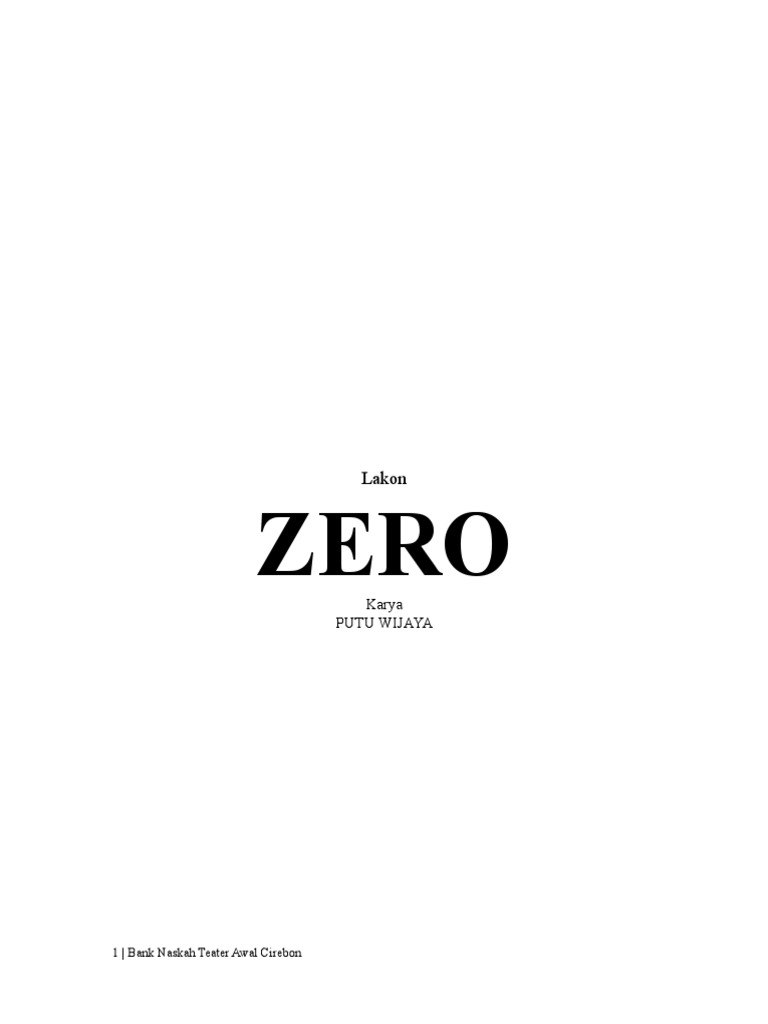 Zero | PDF