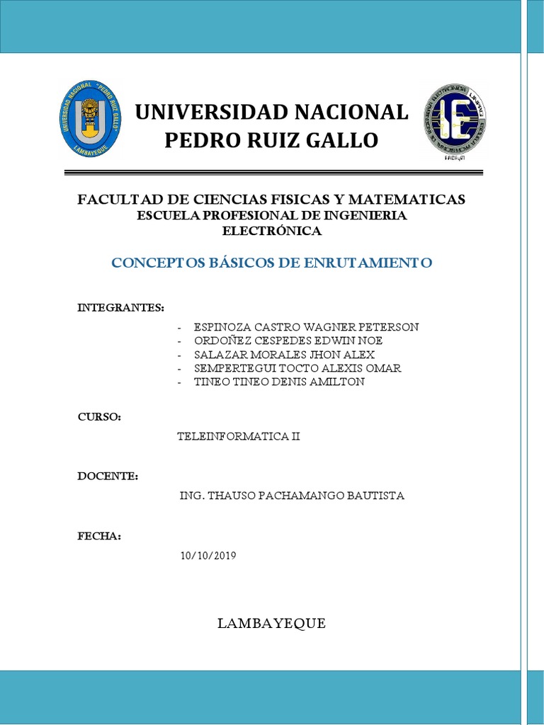 Conceptos Básicos de Enrutamiento | PDF | Enrutador (Computación) | Protocolos de internet