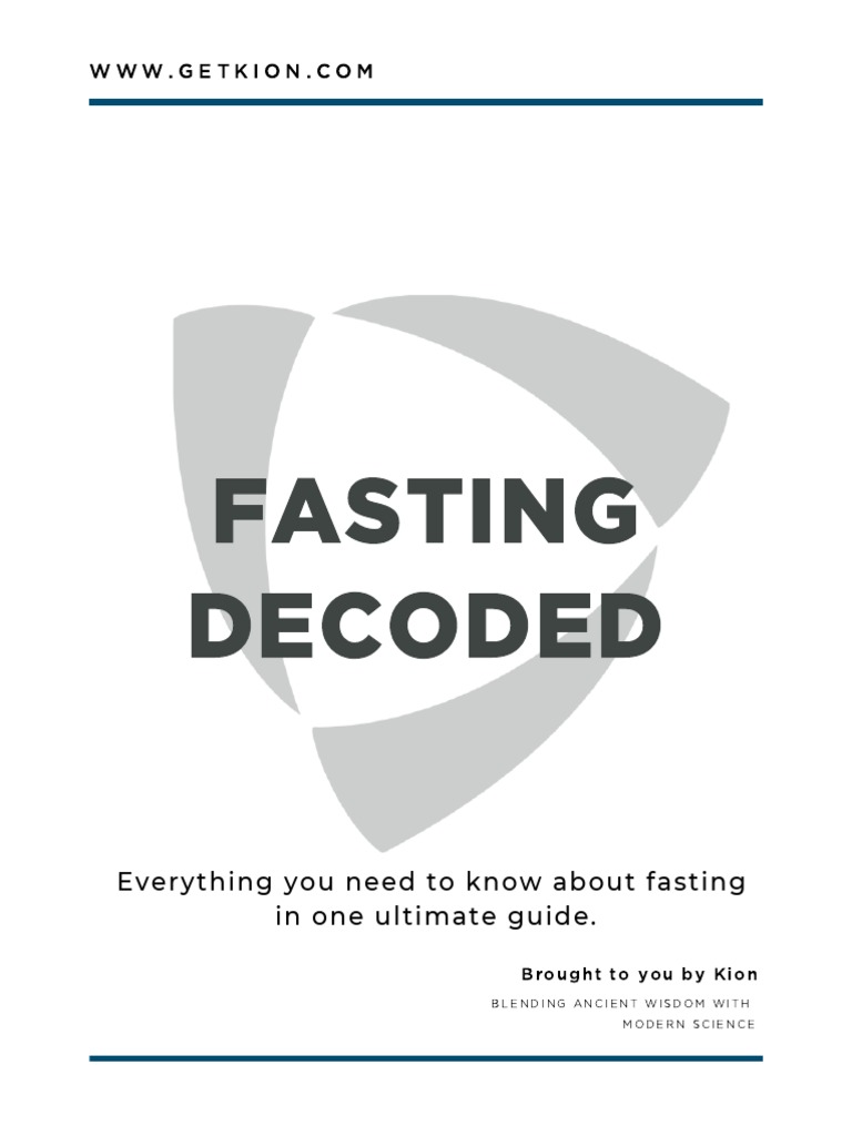 Fasting Decoded Guide V2 PDF | PDF | Calorie Restriction | Fasting