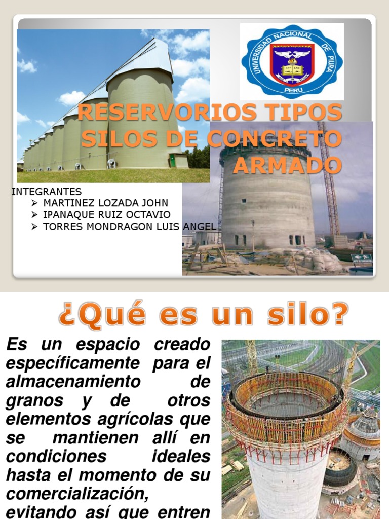 Análisis estructural y diseño de un silo de concreto armado para ...