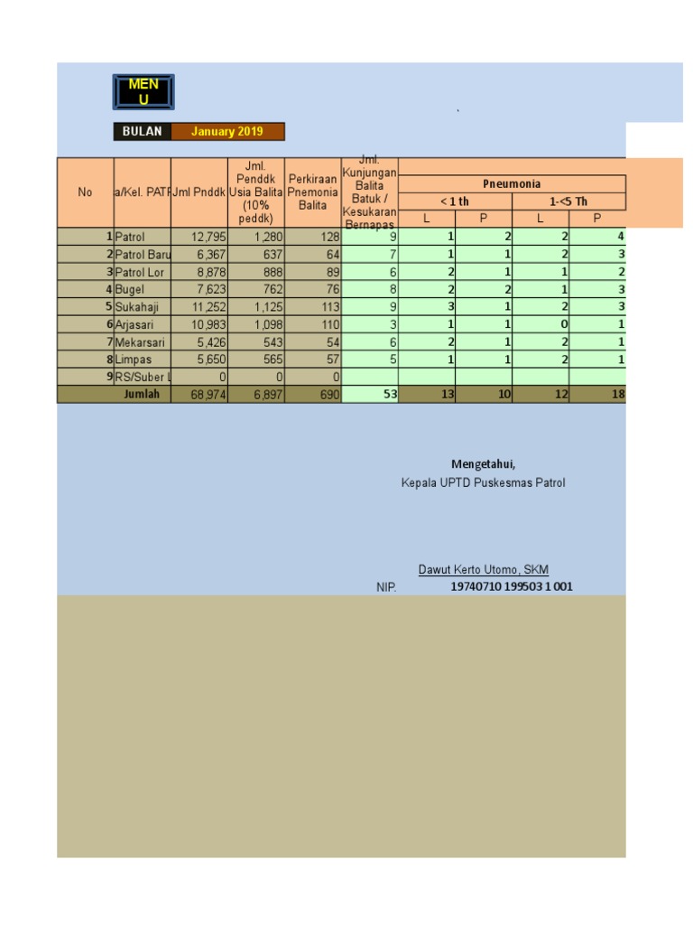 Laporan Ispa 2019 | PDF