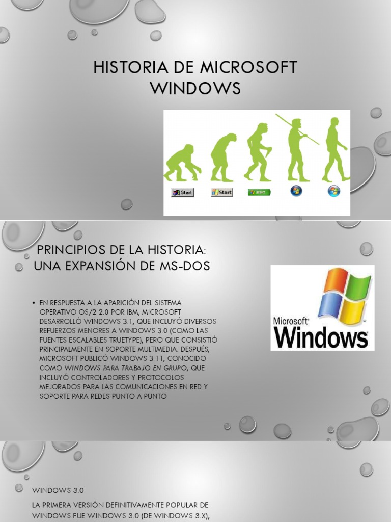 Evolución de Microsoft Windows | PDF | Microsoft Windows | Windows Nt