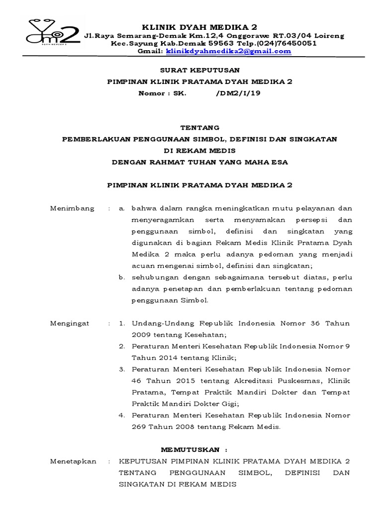 3.4.1.3 SK Simbol Dan Singkatan | PDF