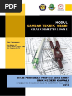 MODUL AJAR Gambar Teknik Manufaktur | PDF