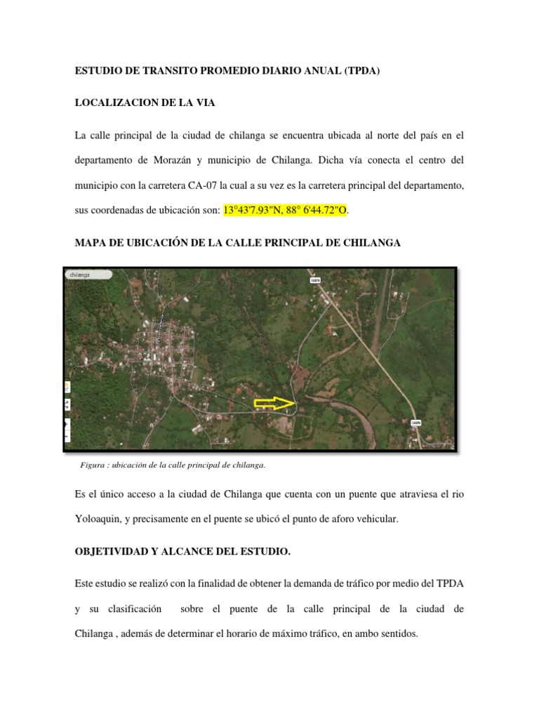 TPDA | PDF | La carretera | Calle