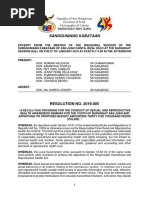 Resolution Requesting For Financial Assistance | PDF