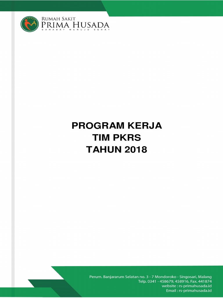 Program Kerja Tim Pkrs | PDF