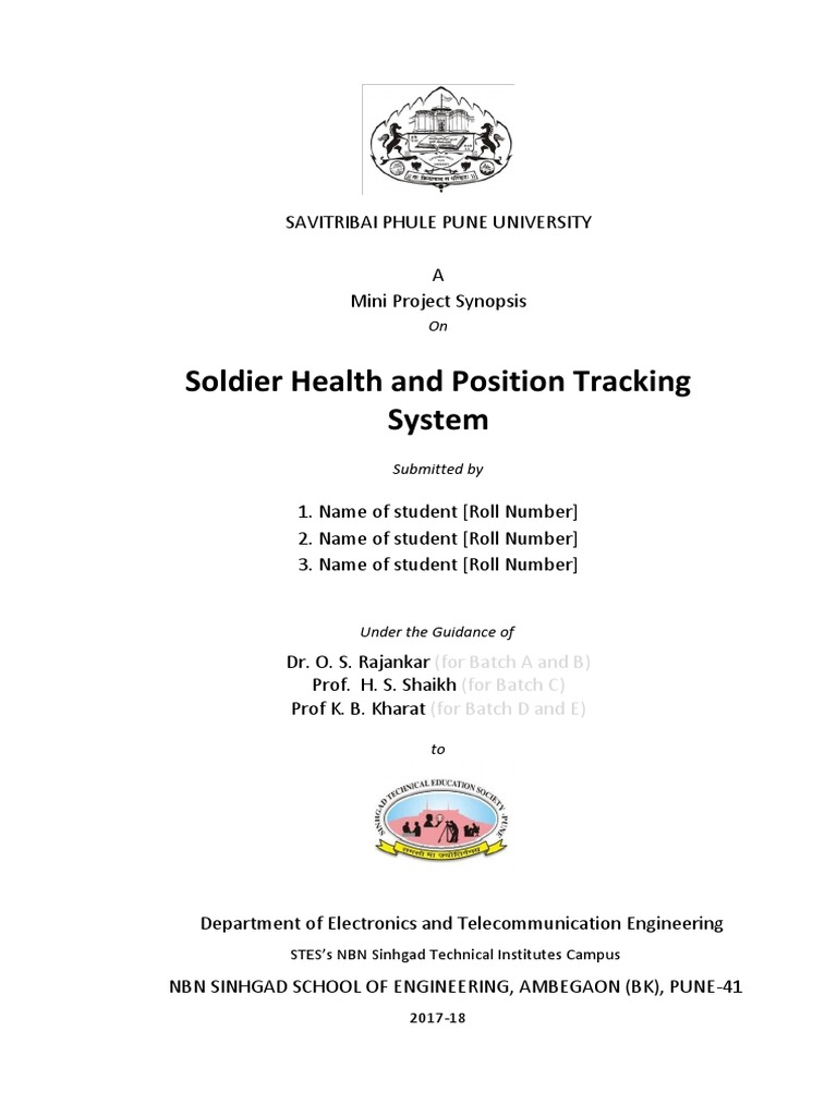Soldier Health and Position Tracking System | PDF | Microcontroller ...