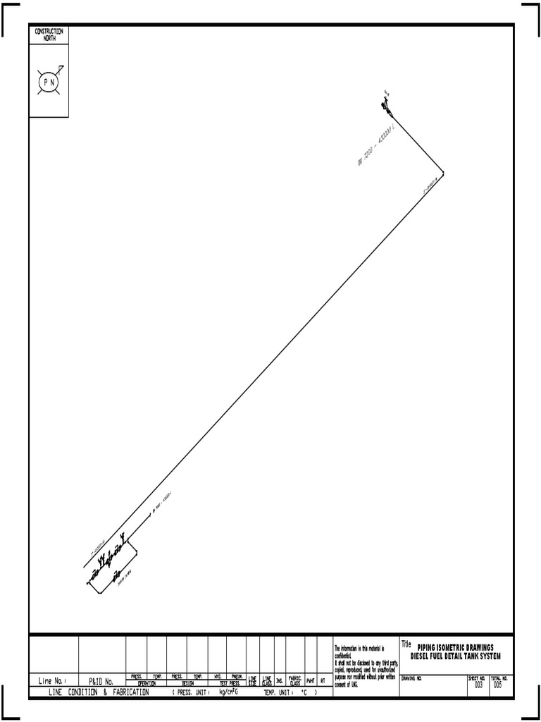 Piping Isometric Drawings Diesel Fuel Detail Tank System | PDF
