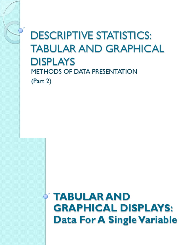 MATHBA 4 Data Visualization Part 2 | PDF | Scatter Plot | Infographics