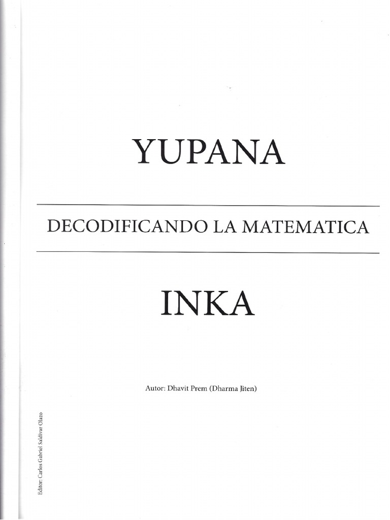 Yupana-Decodificando La Matematica Inca | PDF