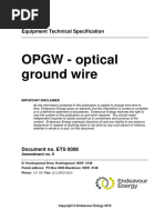 Spe For Opgw 48F India | PDF | Optical Fiber | Specification (Technical Standard)