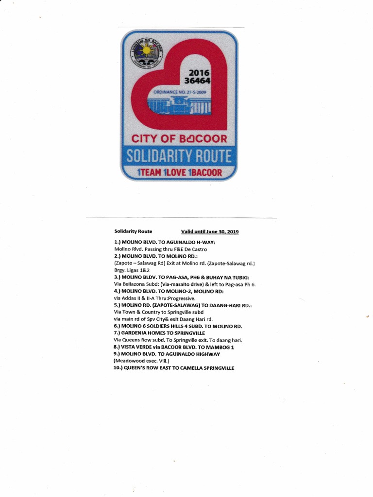 Bacoor Solidarity