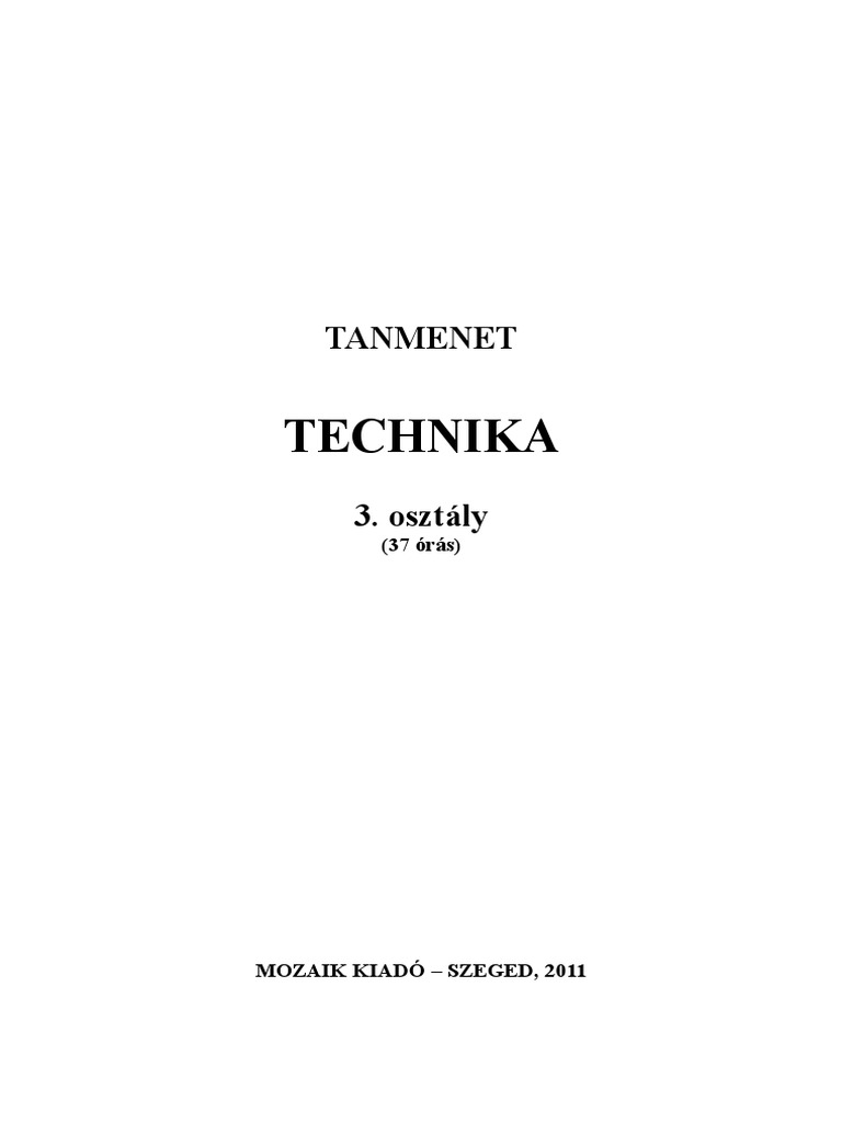 Technika 3.o. 37 TM | PDF
