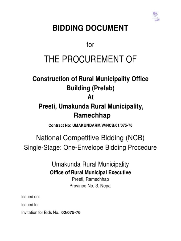 Bid Document | PDF | Joint Venture | Misrepresentation