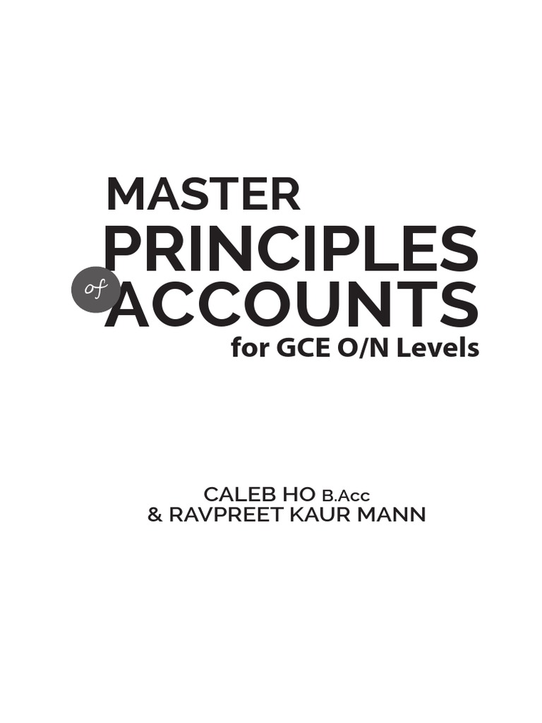 Master POA Sample Book PDF | PDF | Debits And Credits | Inventory