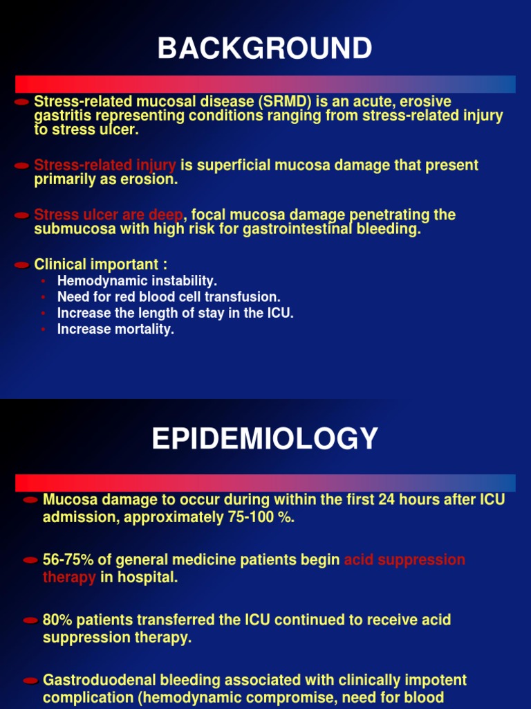 Stress Ulcer | PDF | Sepsis | Gastroenterology